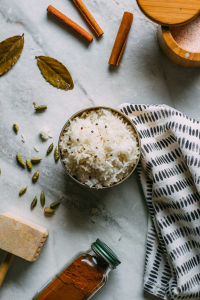 Creamy Savory Cardamom Rice - Gluten-Free Recipe | VEEG
